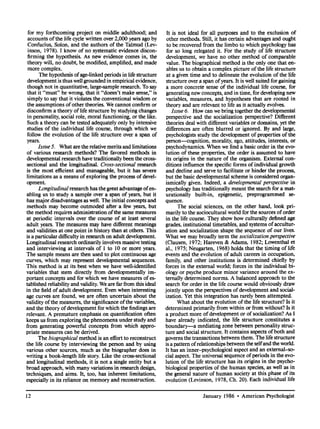 Levinson theory on adult life stages | PDF