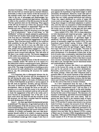 Levinson theory on adult life stages | PDF