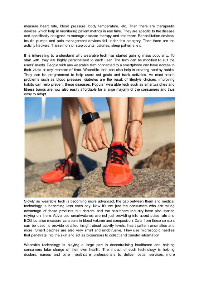 Wearable Tech and the Health Industry | PDF
