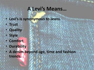 Levis | PPTX