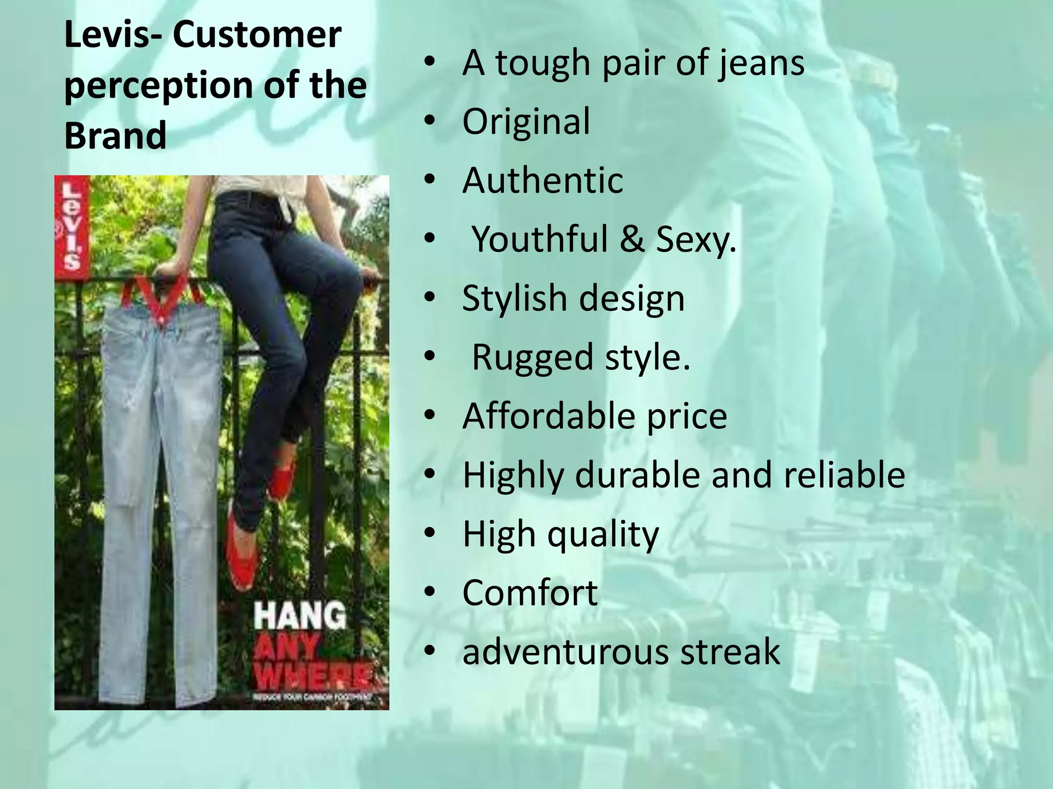 Levi's brand ladder | PPTX | Women\'s Clothing | Women\'s Fashion