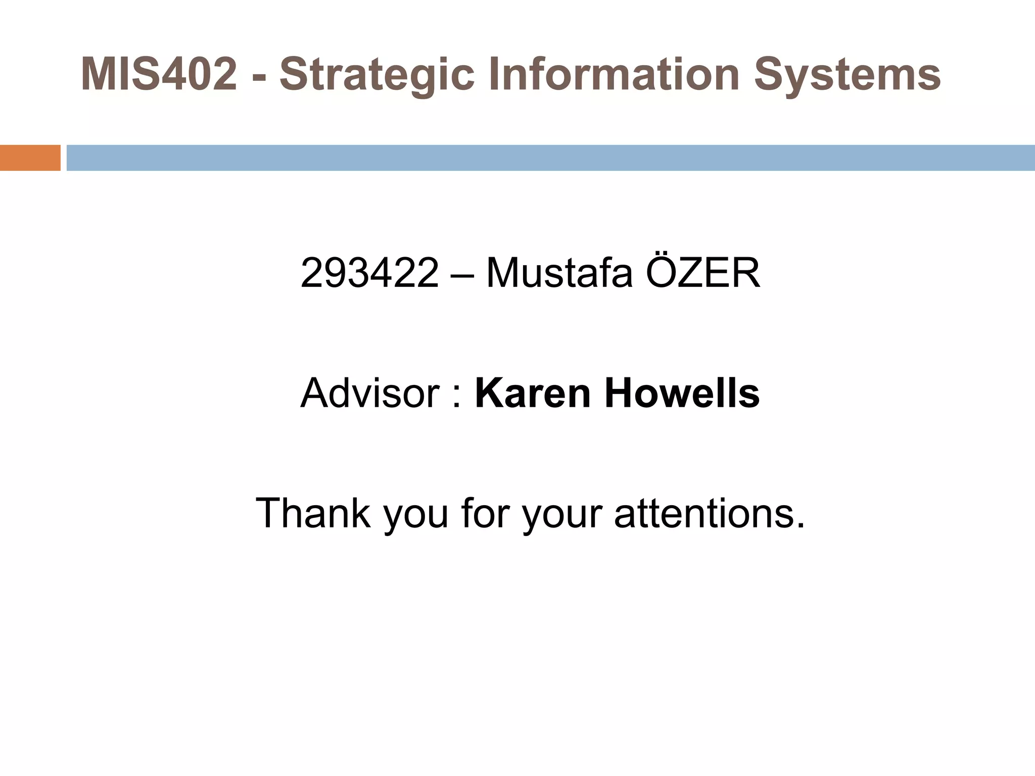 Levis strategicadvantagethroughinformation-phpapp01 | PPTX