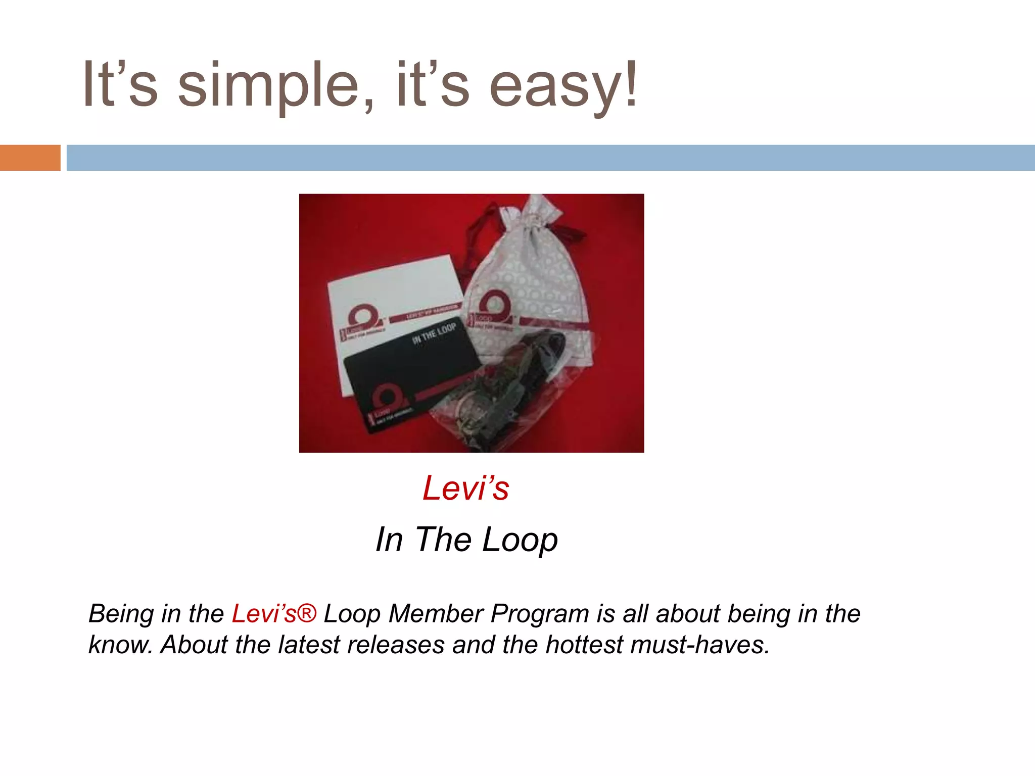 Levis strategicadvantagethroughinformation-phpapp01 | PPTX