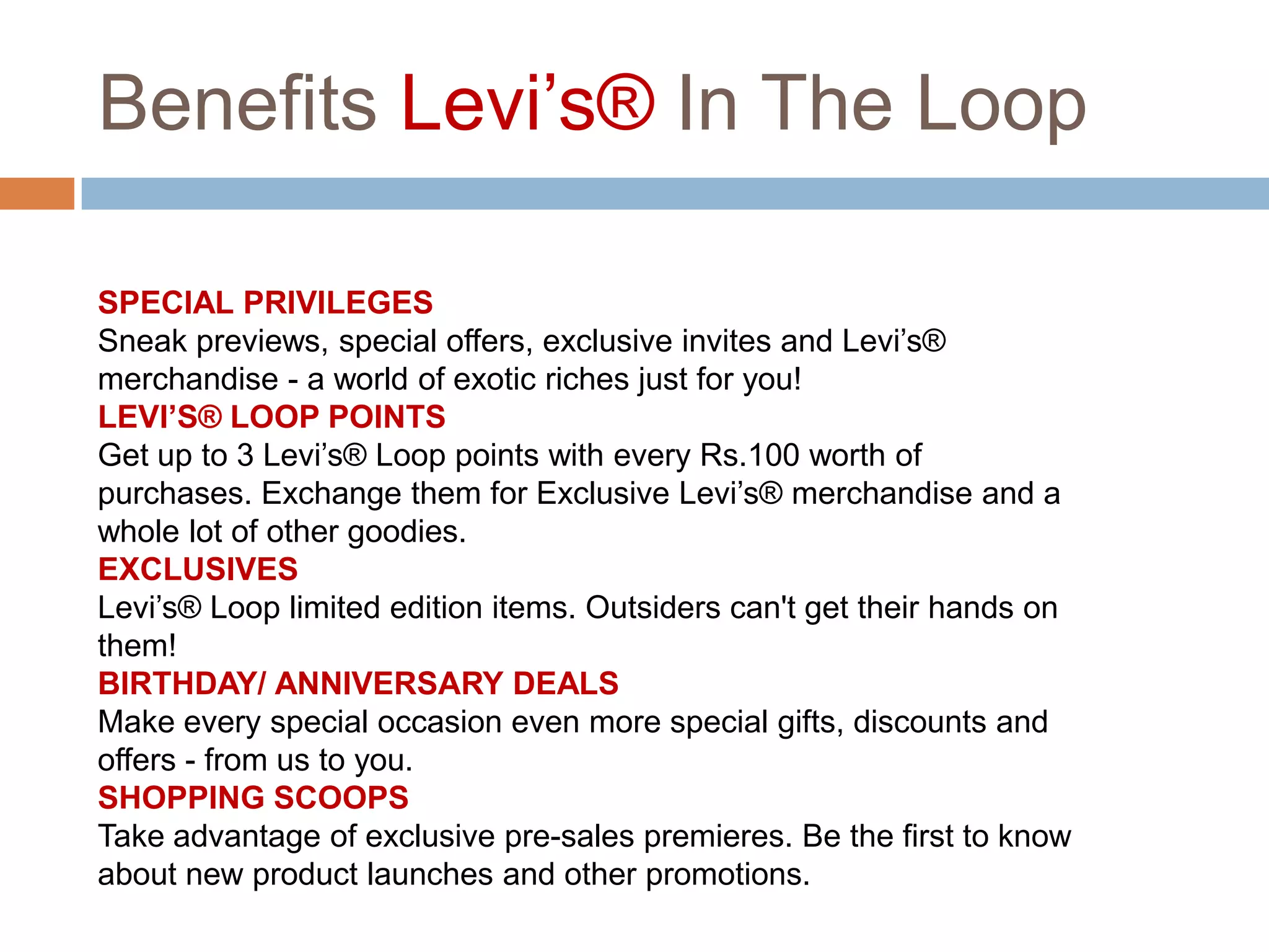 Levis strategicadvantagethroughinformation-phpapp01 | PPTX