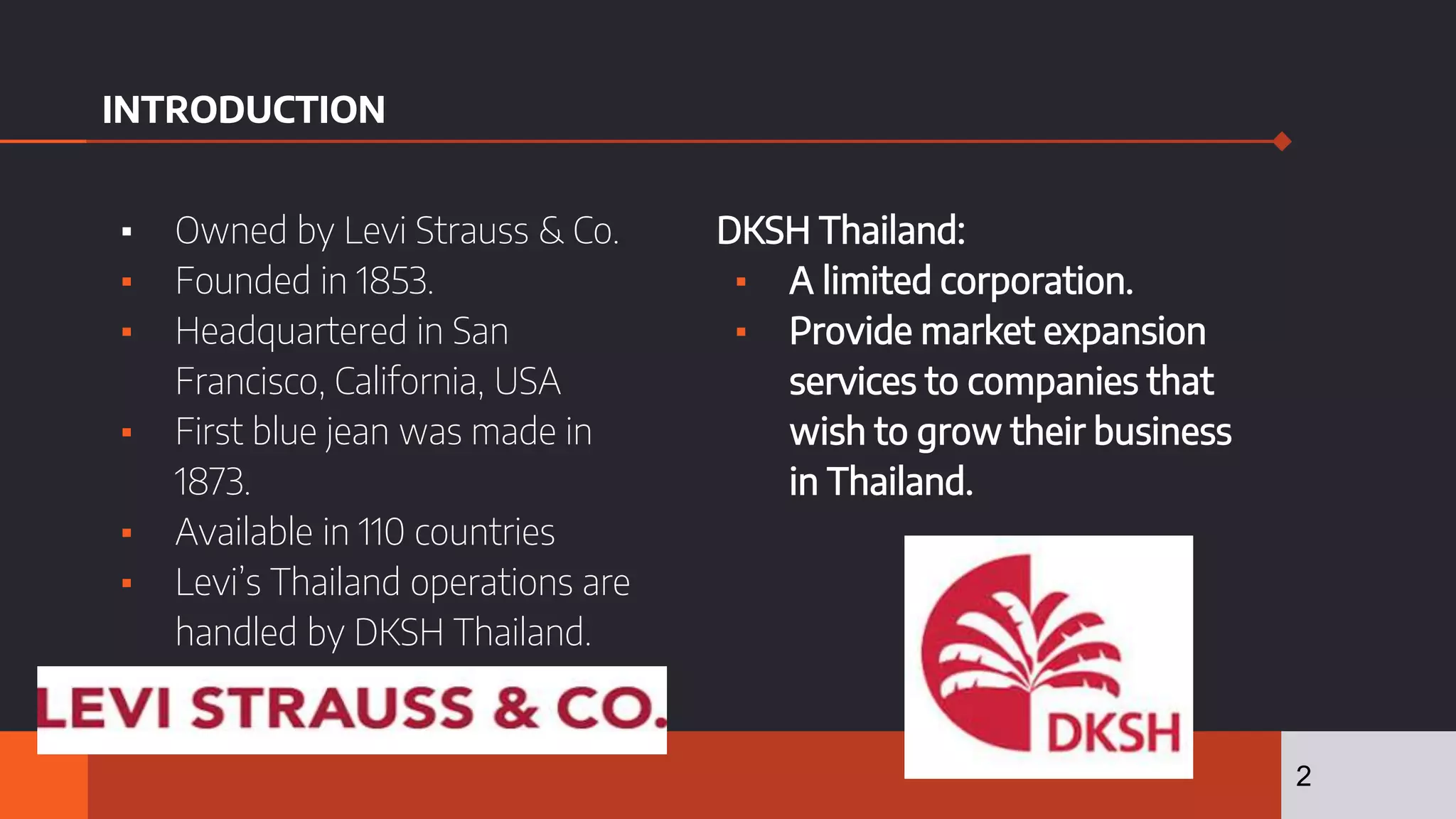 Levi's presentation | PPT
