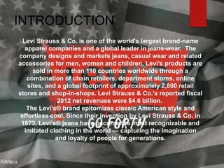 Levispresentation marketing | PPTX