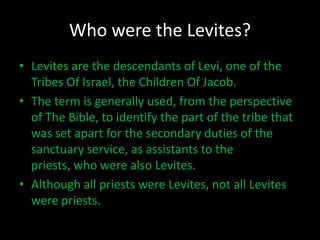 Levites Jewish Organization | PPT