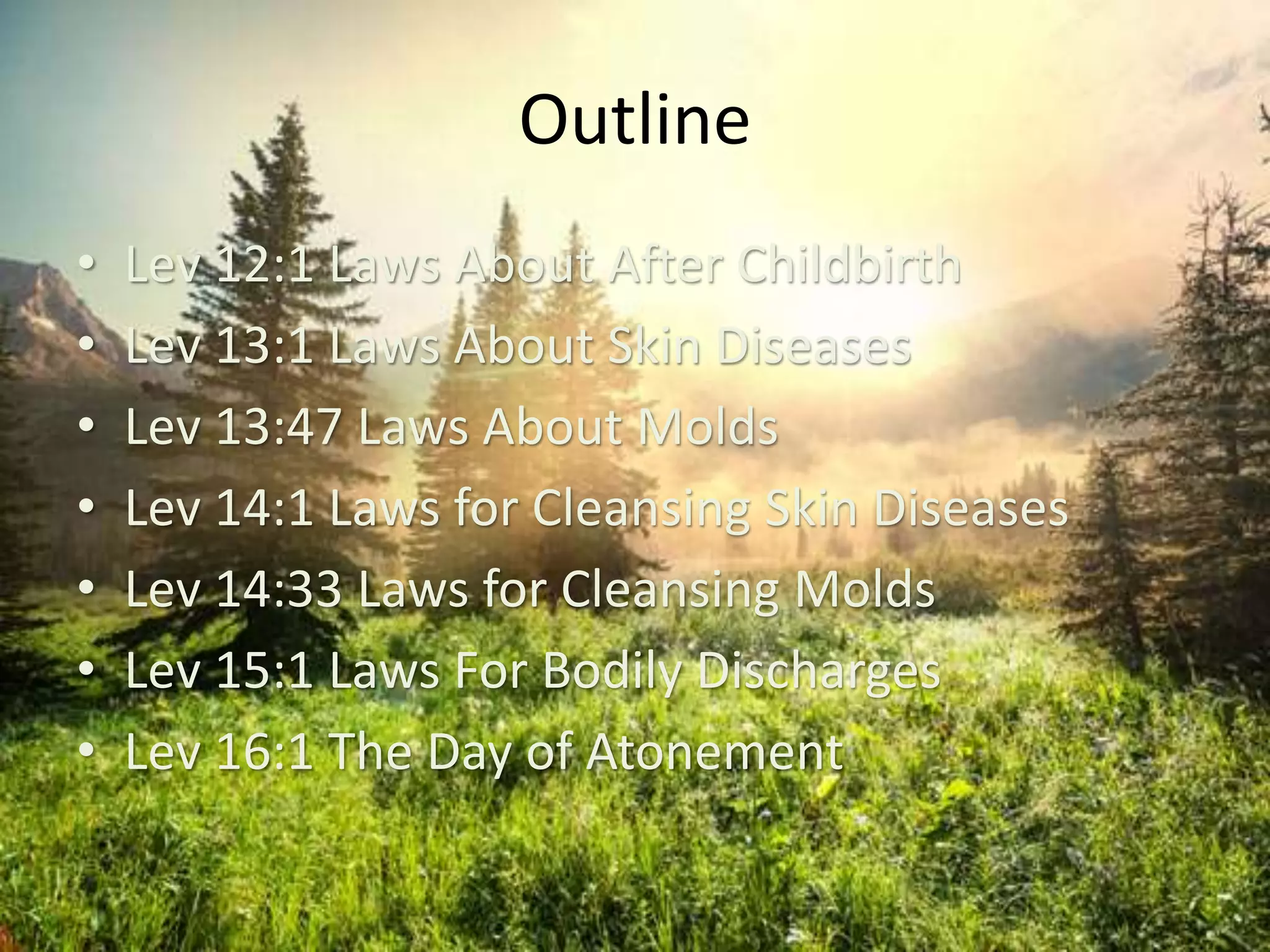 Leviticus 12-16, Scapegoat, Azazel, Satan the sin bearer, laws about ...