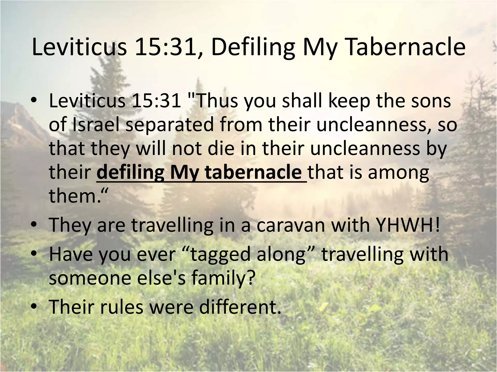 Leviticus 12-16, Scapegoat, Azazel, Satan the sin bearer, laws about ...