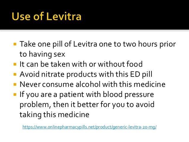 Levitra Uses Effect And Benefits