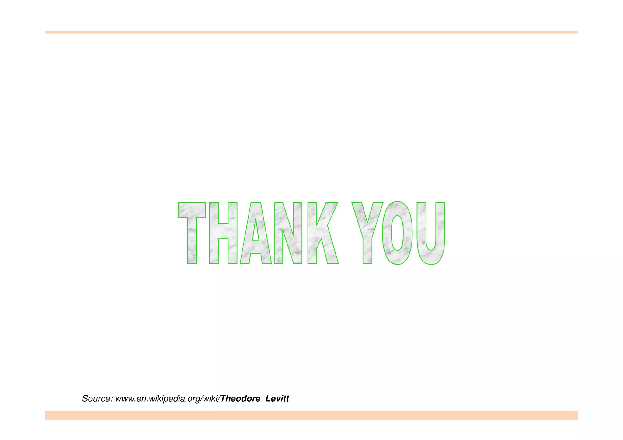 Theodore Levitt | PDF