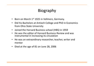 Theodore Levitt | PDF