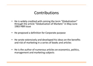 Theodore Levitt | PDF