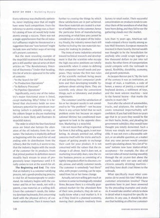 Levitt marketing myopia | PDF