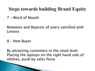 Levitt's Model - Lenovo Computers | PPT