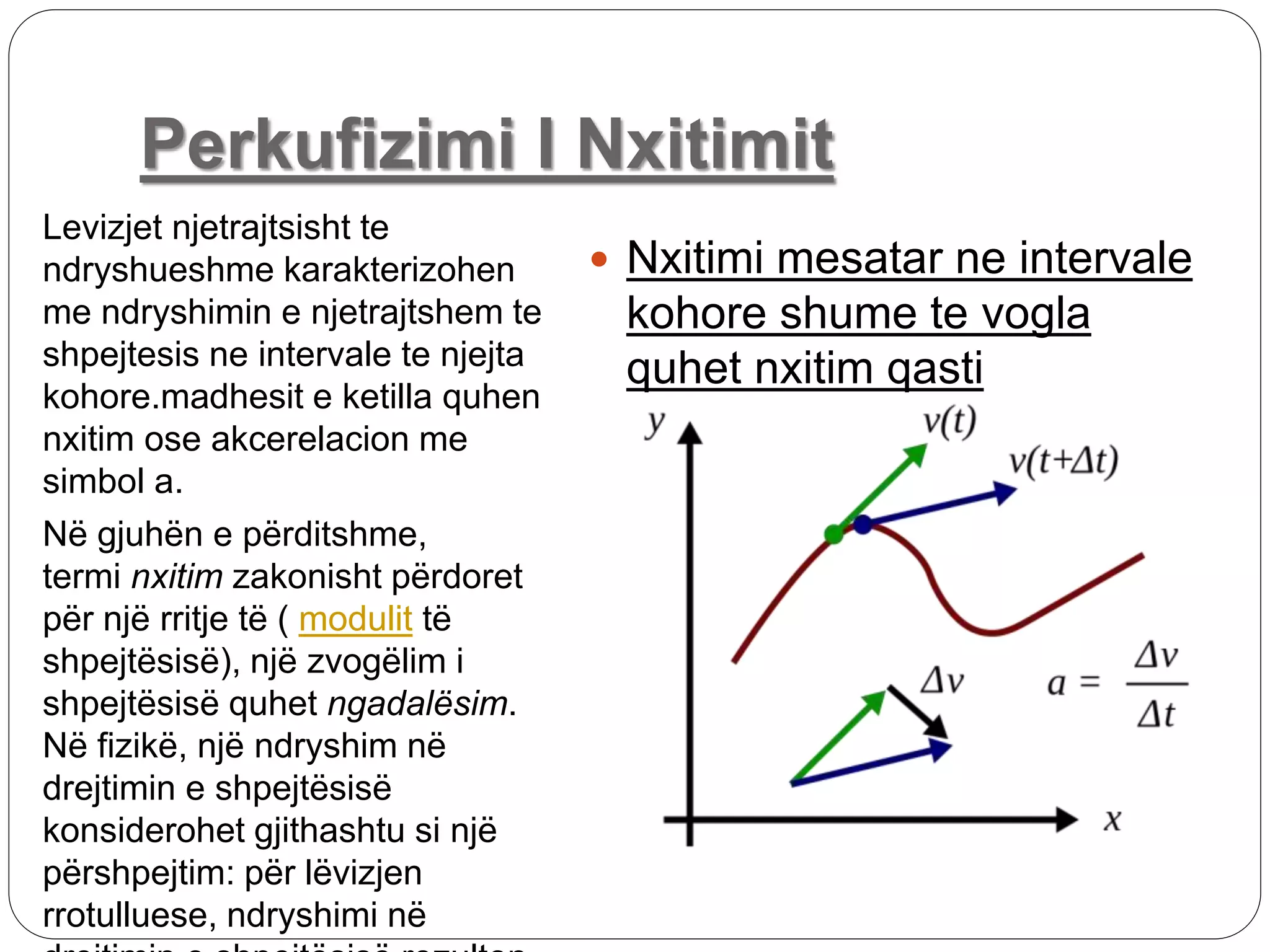 Levizjet drejtvizore- Yll Berisha | PPTX