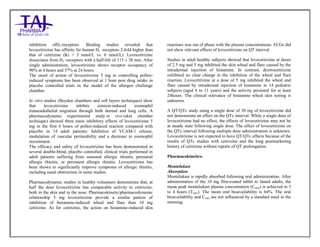 Levocetirizine 5mg & montelukast 10mg tablets taj pharma | PDF