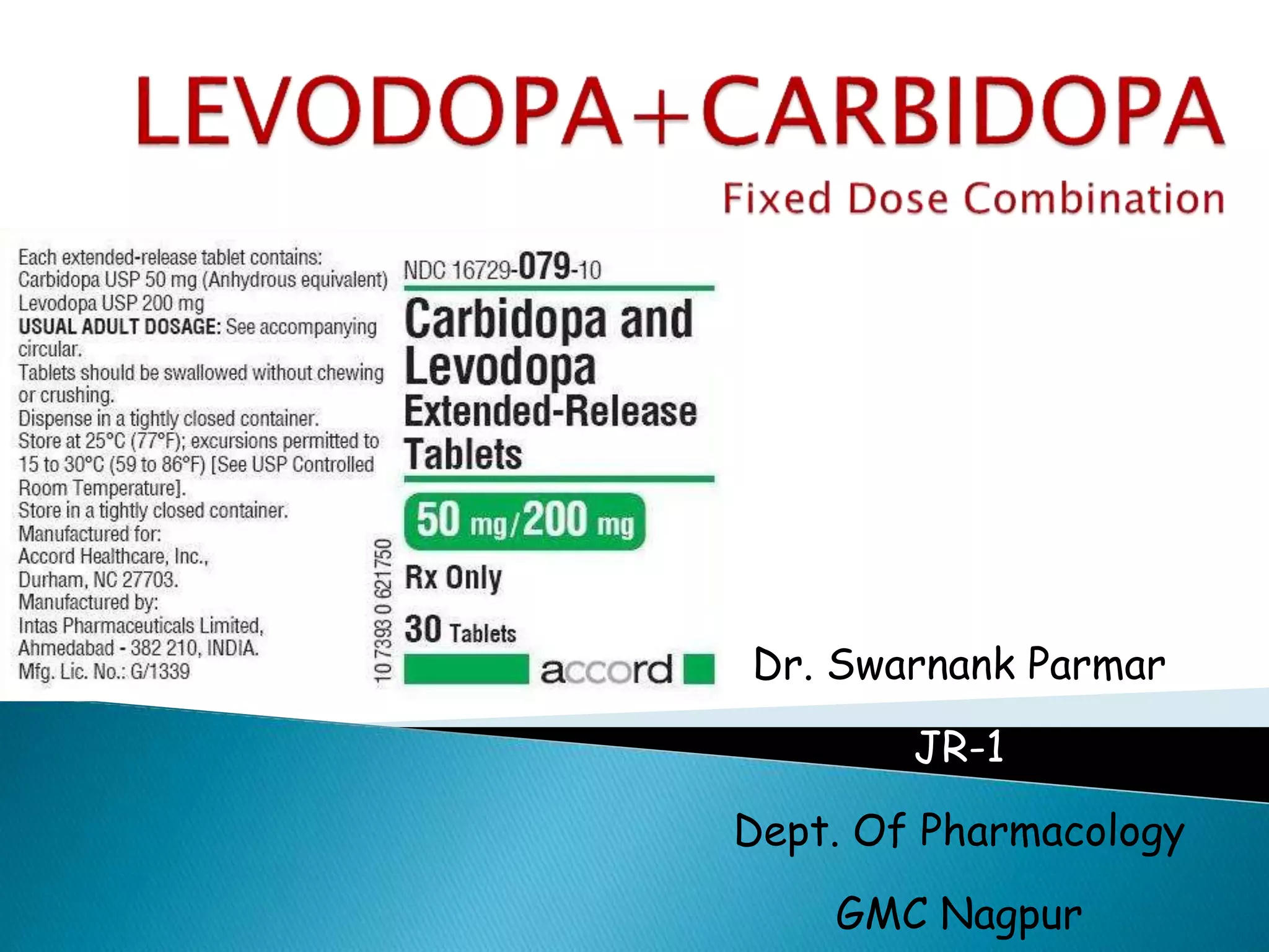 Levodopa+carbidopa | PPTX