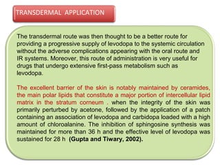 Levodopa delivery system | PPT