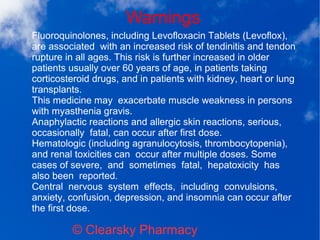 Levoflox (Levofloxacin Tablets) | ODP