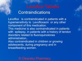 Levoflox (Levofloxacin Tablets) | ODP
