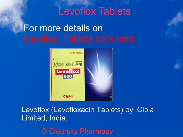 Levoflox (Levofloxacin Tablets) | ODP