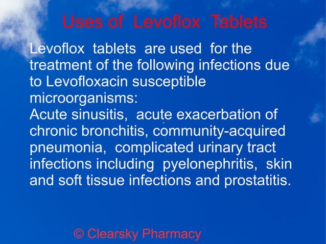 Levoflox (Levofloxacin Tablets) | ODP