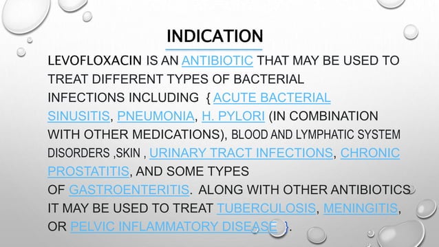 levofloxacine adill .pptx | Pharmaceutical Drugs | Medical Health