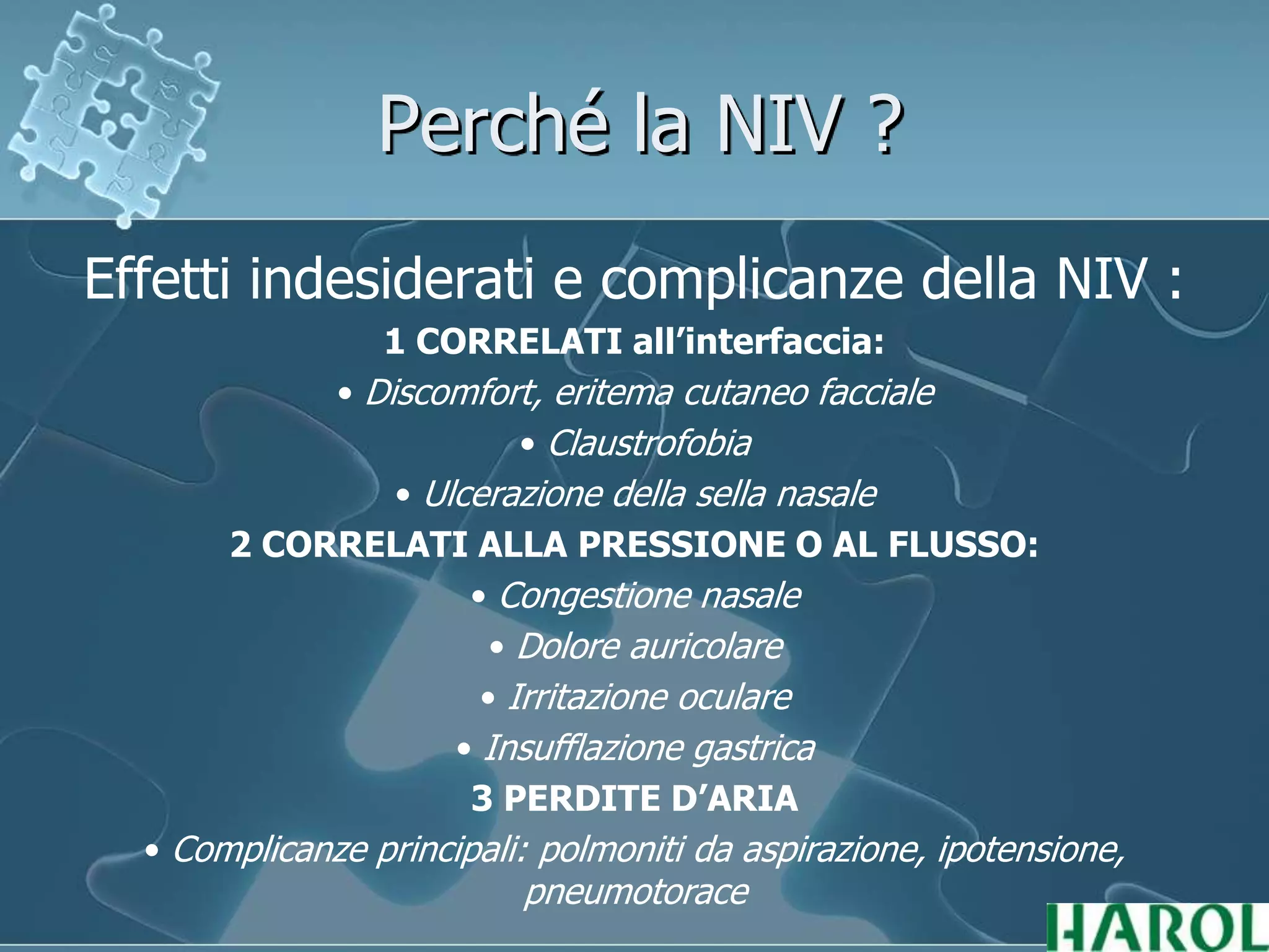 L'evoluzione dell'interfaccia paziente in NIV - Robert Parentela | PPT