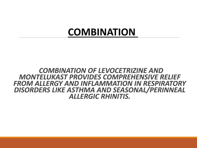 Levo+ montelukast syrup Tirupati group | PPTX | Allergies | Diseases ...