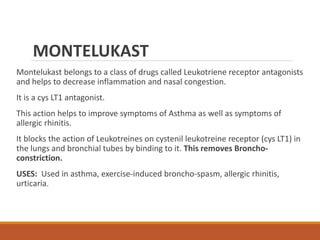 Levo+ montelukast syrup Tirupati group | PPT