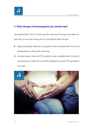 Levonorgestrel how it works, uses, side effects aa sraw | PDF