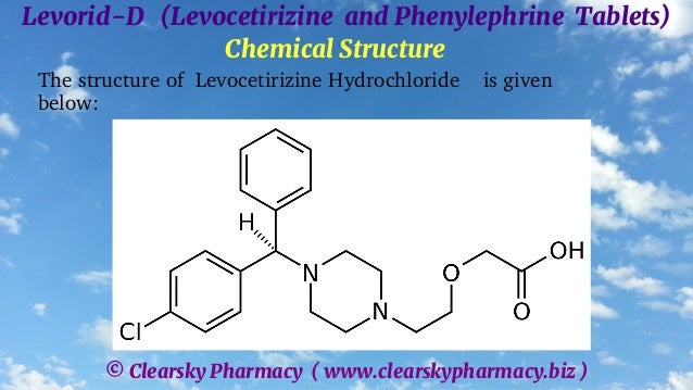 Levorid-D (Levocetirizine Hydrochloride and Phenylephrine Hydrochloride ...