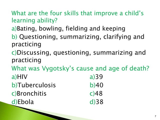 Lev semyonovich vygotsky | PPT