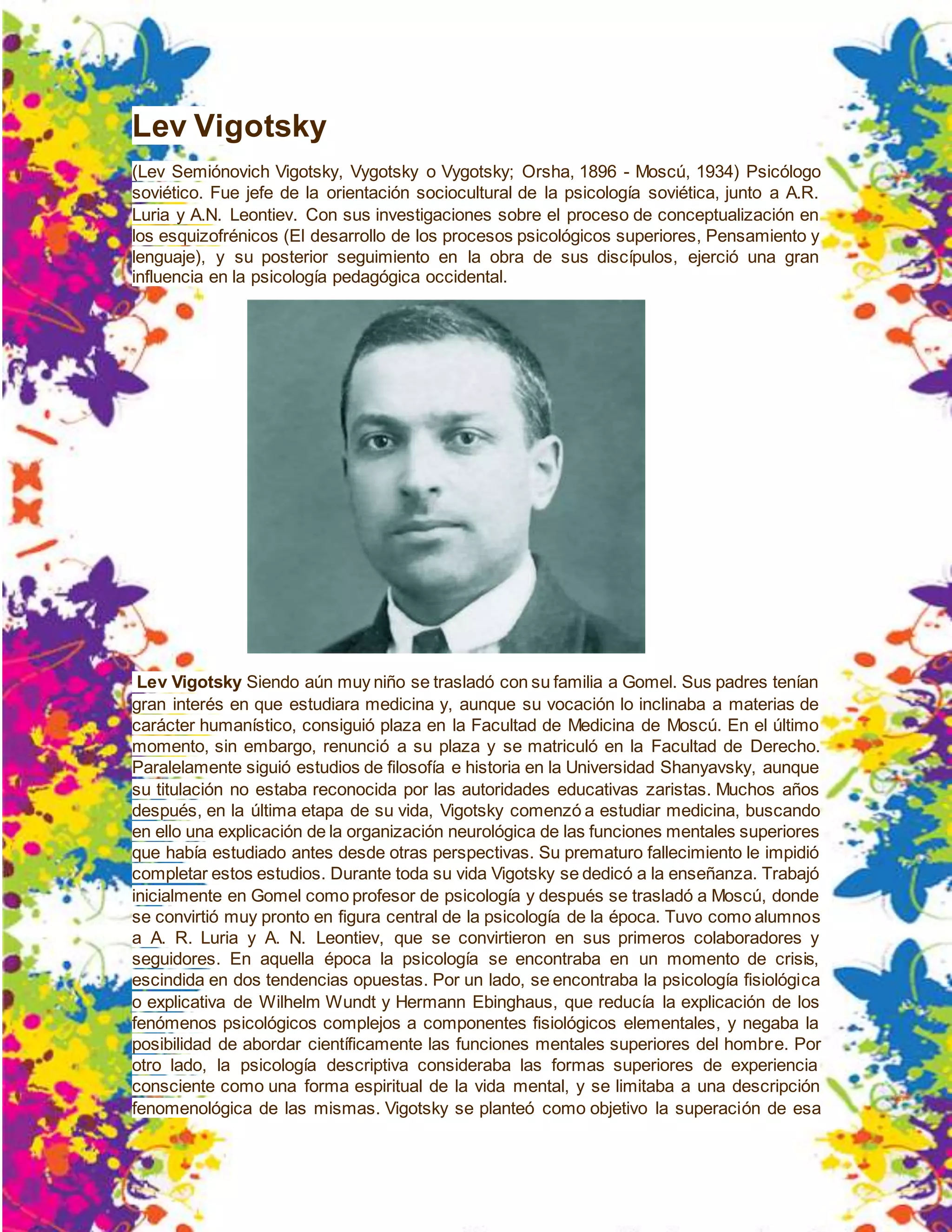 Lev vigotsky | PDF