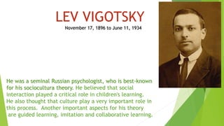 Lev Vigotsky Theory Presentation | PPTX