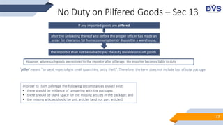 Levy and Exemptions from Customs Duty | PPTX