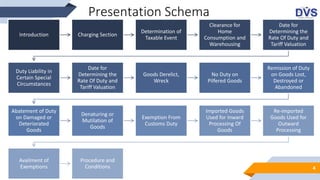 Levy and Exemptions from Customs Duty | PPTX