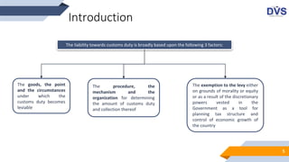 Levy and Exemptions from Customs Duty | PPTX