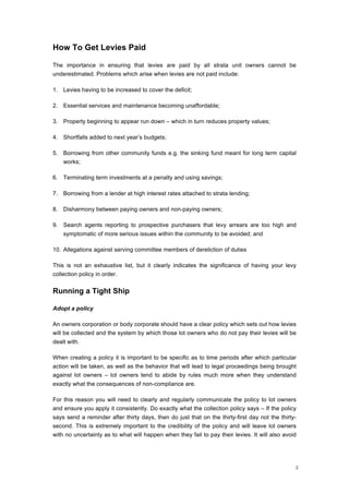 Levy collections guide | PDF