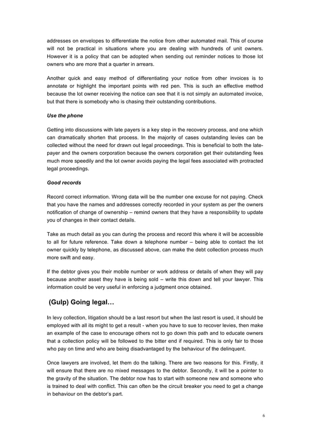 Levy collections guide | PDF