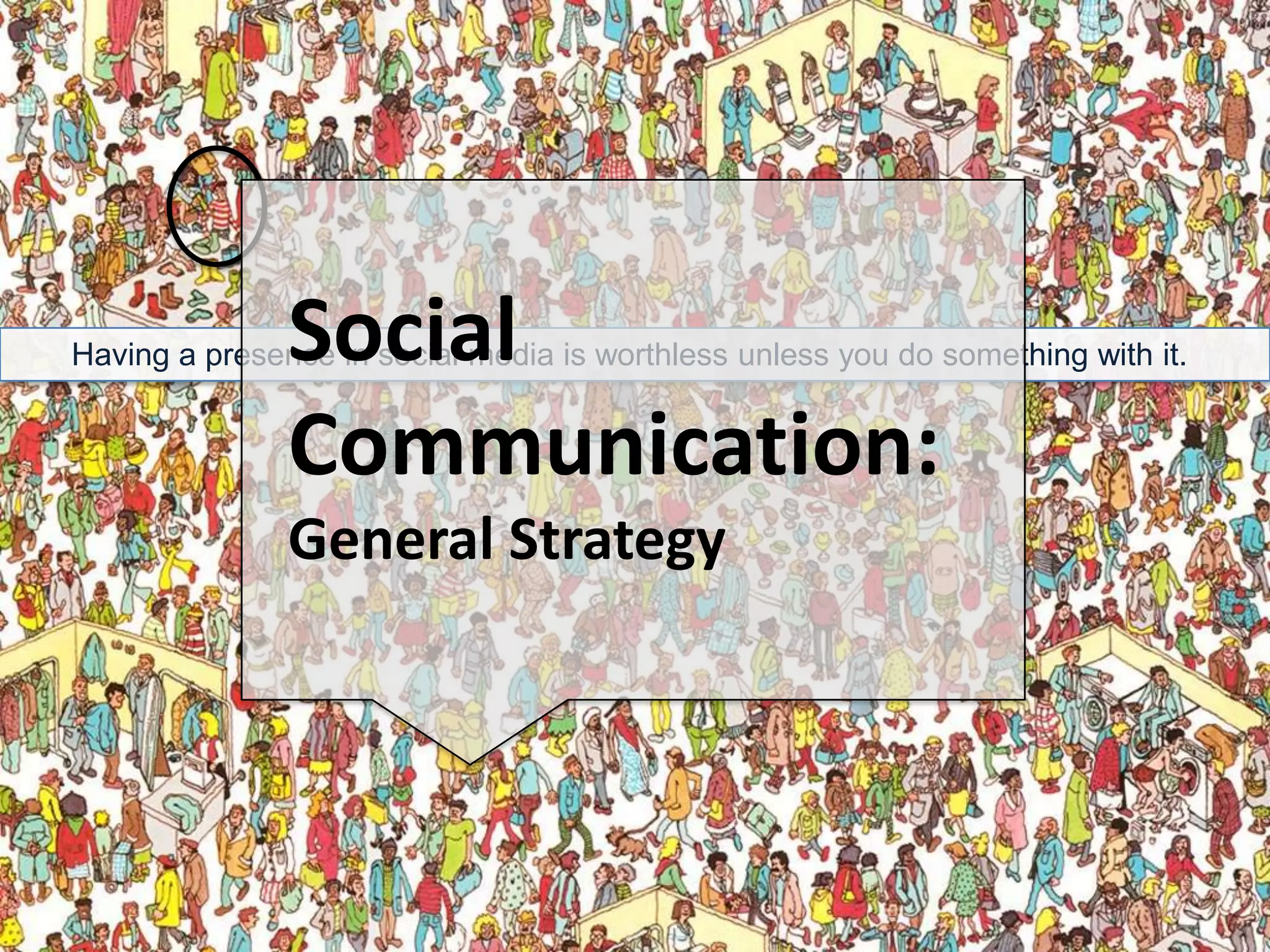 Building a Social Communication Strategy | PPT