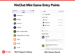 Le Wagon - We Chat Mini games 101 | PPT