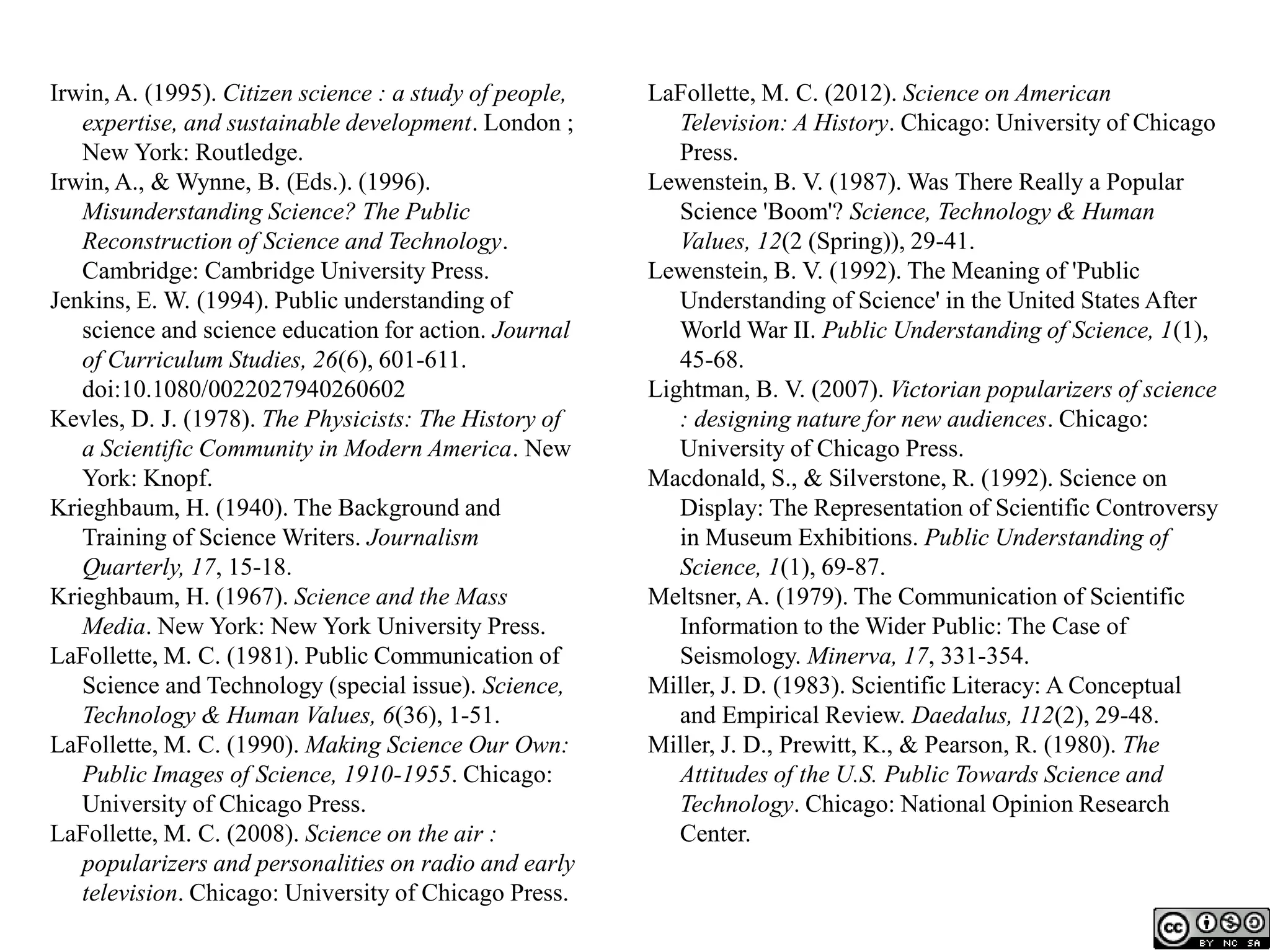 The Past, Present, and Future (!) of Science Communication Research | PPT