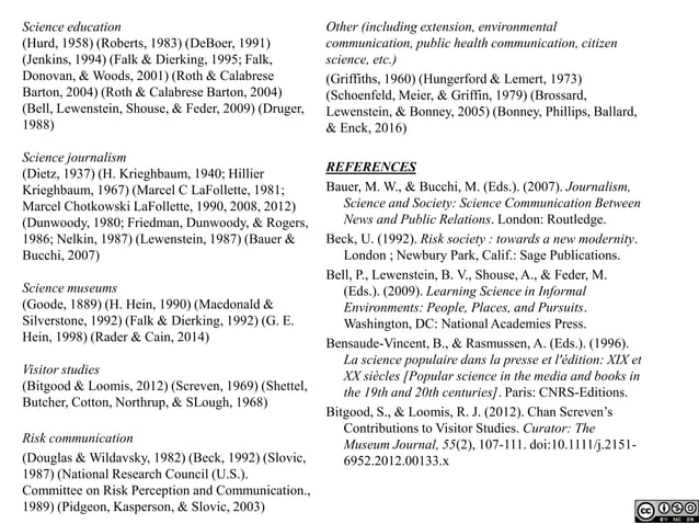 The Past, Present, and Future (!) of Science Communication Research | PPT