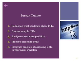 Mini lesson on URLs | PPT