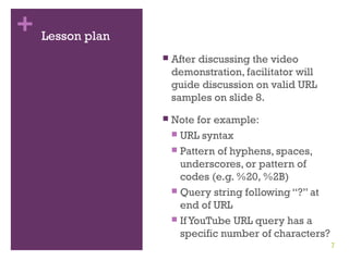 Mini lesson on URLs | PPT