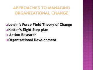 Lewin’s three step change model | PPTX | Management Consulting Industry ...