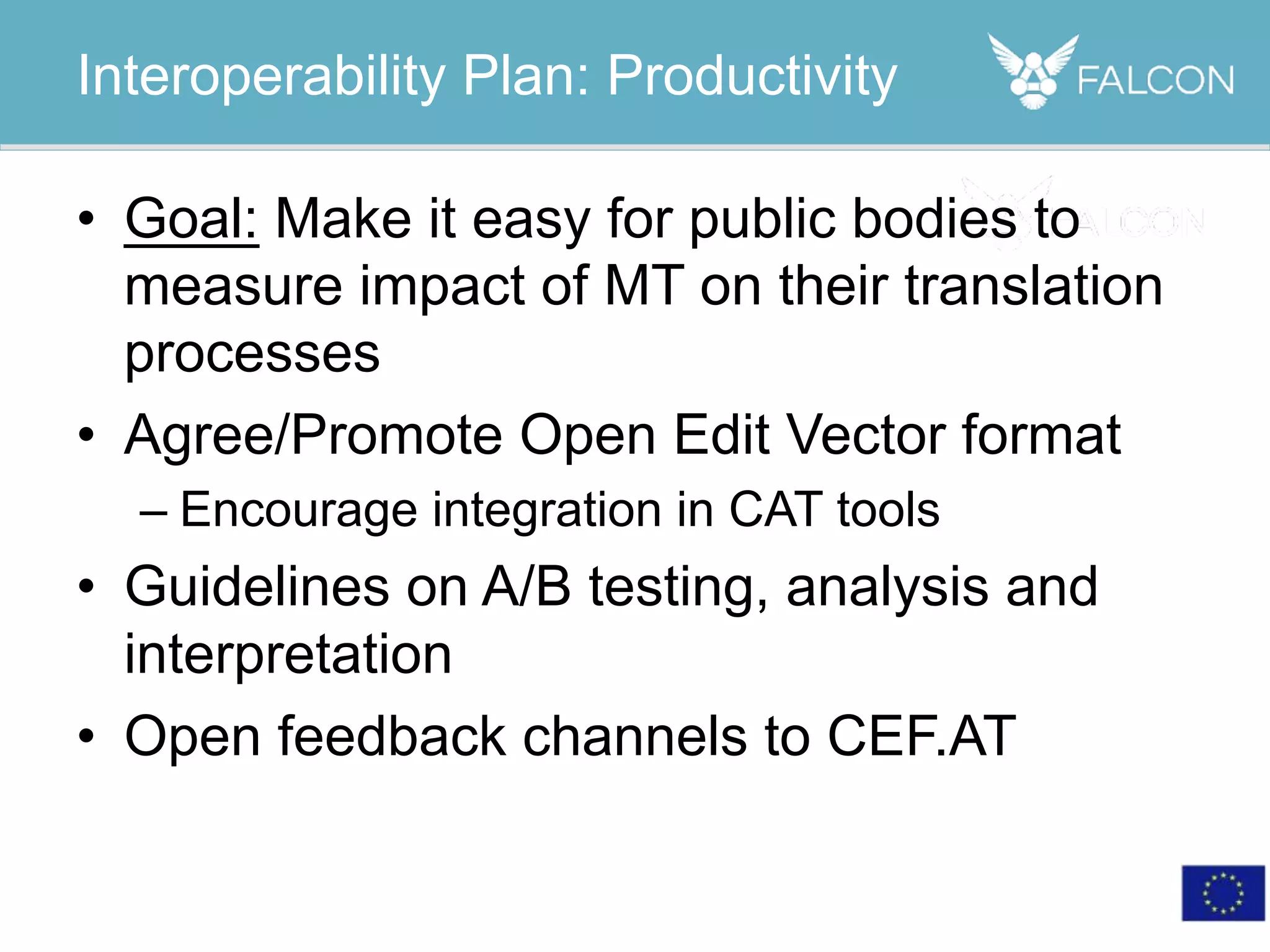 Multilingual Data Value Chain for CEF Automated Translation: Interoperability Plan | PPT