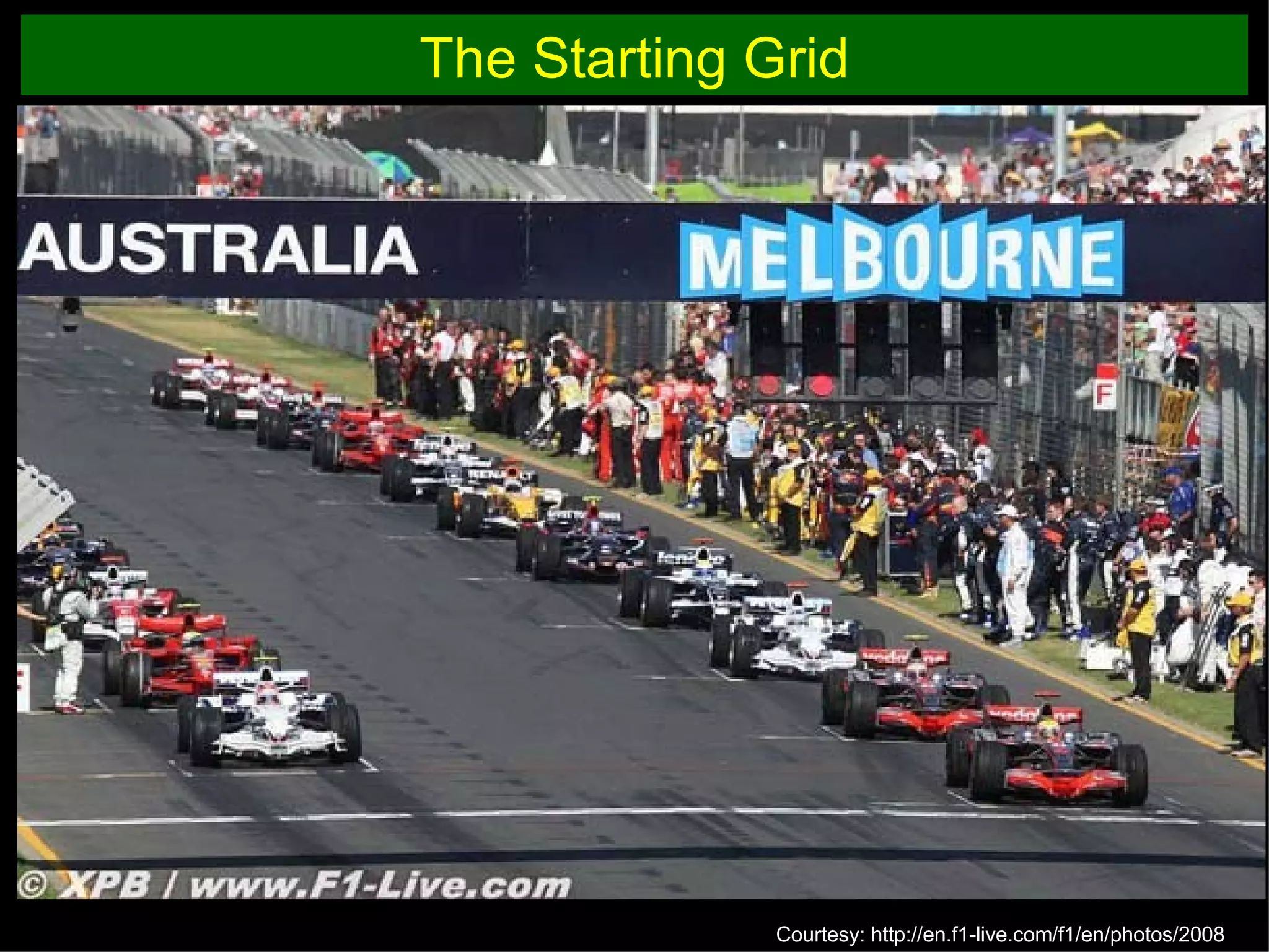 Lewis Hamilton Wins the 2008 Opening F1 Race | PPT